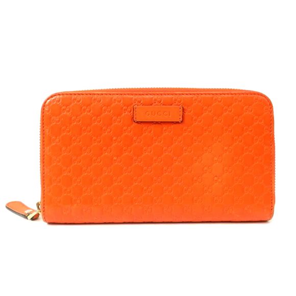 Gucci | Bags | Gucci Long Wallet Orange | Poshmark